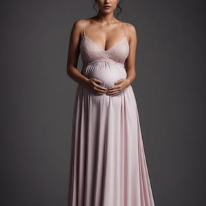 Maxi Maternity Gown Sewing Pattern: Drifter Dress, XS-4XL (PDF) - Etsy