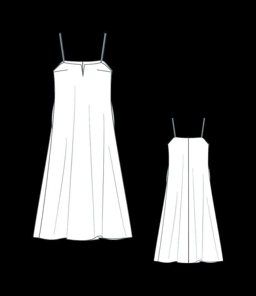 Linen Midi Dress Sewing Pattern: Loose Fit Sundress (XS-4XL) (PDF ...
