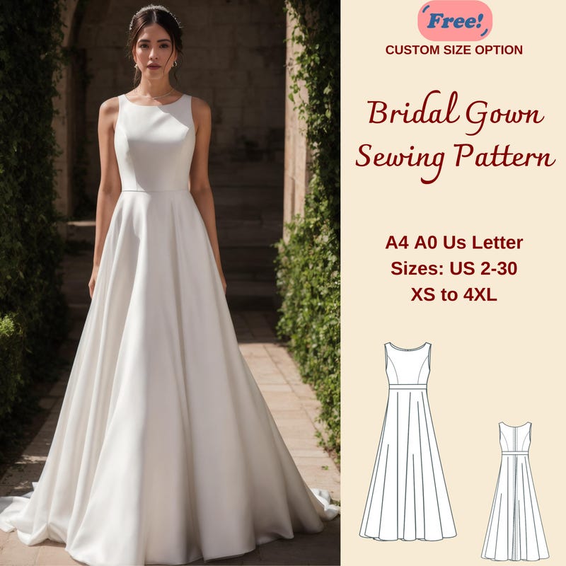 Wedding Ball Gown Simple - Etsy