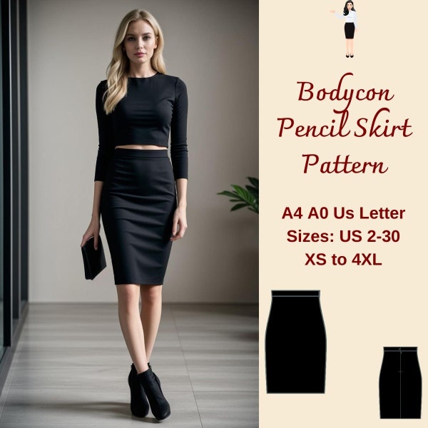 Knit Pencil Skirt Patterns - Etsy