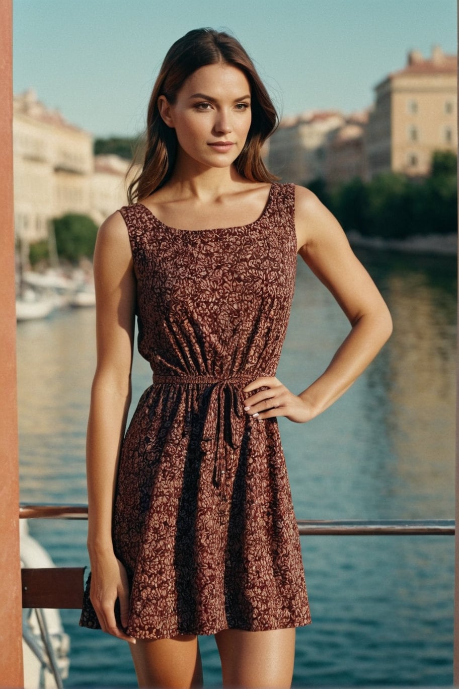 Backless Mini Gathered Dress Sewing Pattern, Gathering Skirt Backless Mini Gathered Dress Sewing Pattern, Gathering Skirt