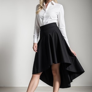 High-low Maxi Skirt Sewing Pattern, Evening Skirt, Prom Skirt, Circle ...