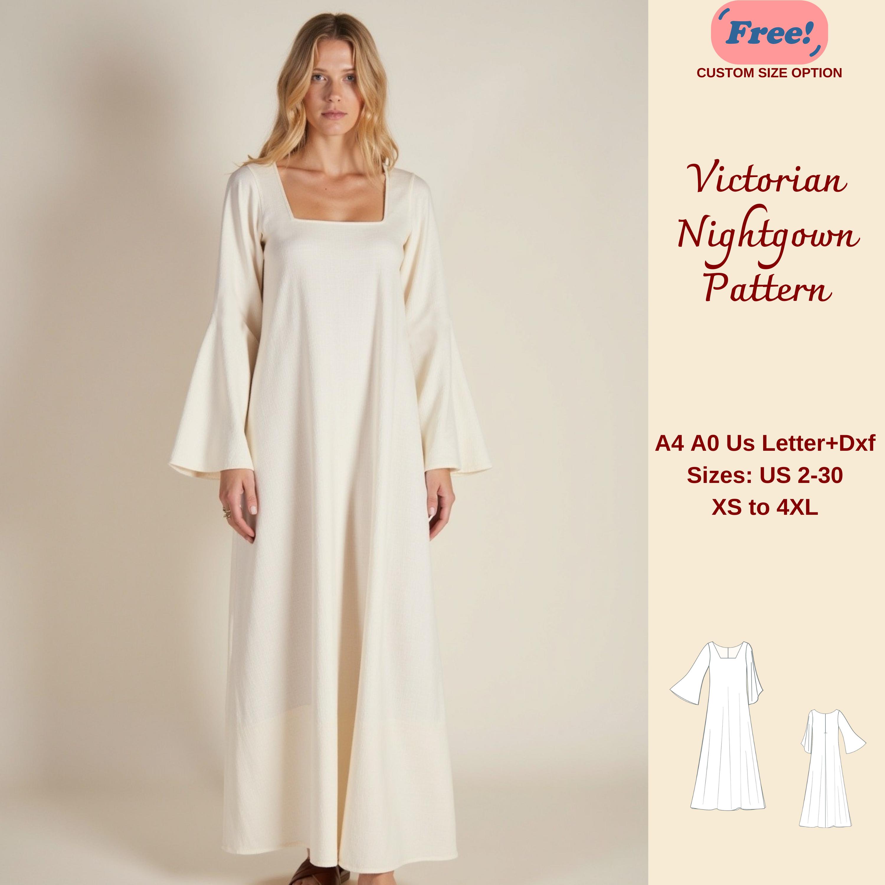 Chemise Sewing Patterns Bundle, Renaissance Chemise, Regency Chemise ...