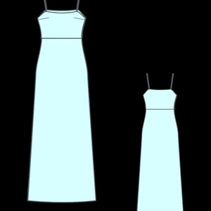 Sheer Maxi Dress Sewing Pattern, Tulle Dress, Sheer Dress, Nightgown ...