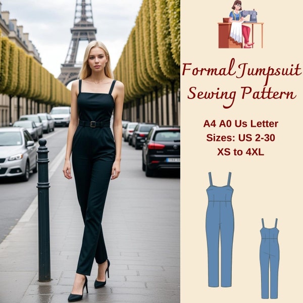 Jumpsuit Patterns - Etsy