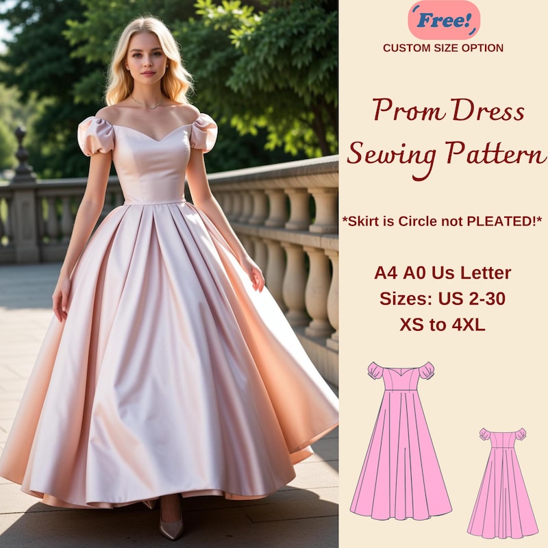 Ball Gown Pattern - Etsy