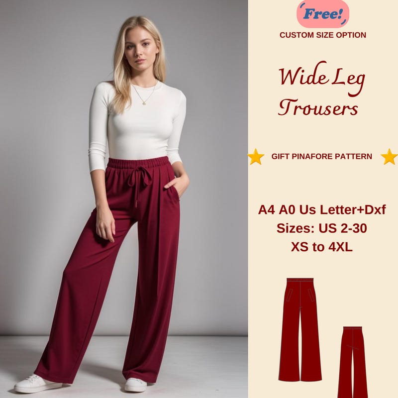 Loose Fit Pants - Etsy UK