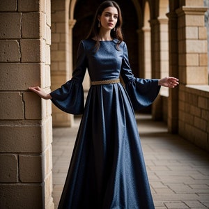 Medieval Dress Sewing Pattern, Celtic Dress, Renaissance Cosplay ...