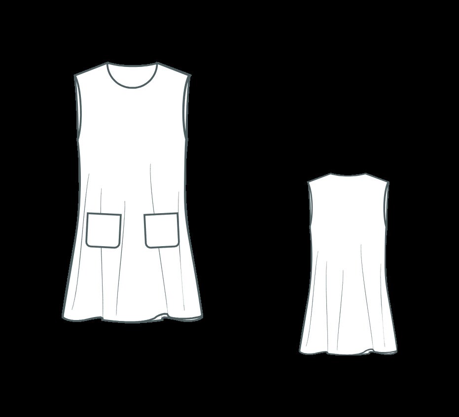 Loose Fit Shift Dress Sewing Pattern: Easy Tent Sundress (XS-4XL) (PDF ...