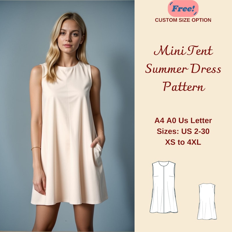 Shift Dress Sewing Pattern - Etsy