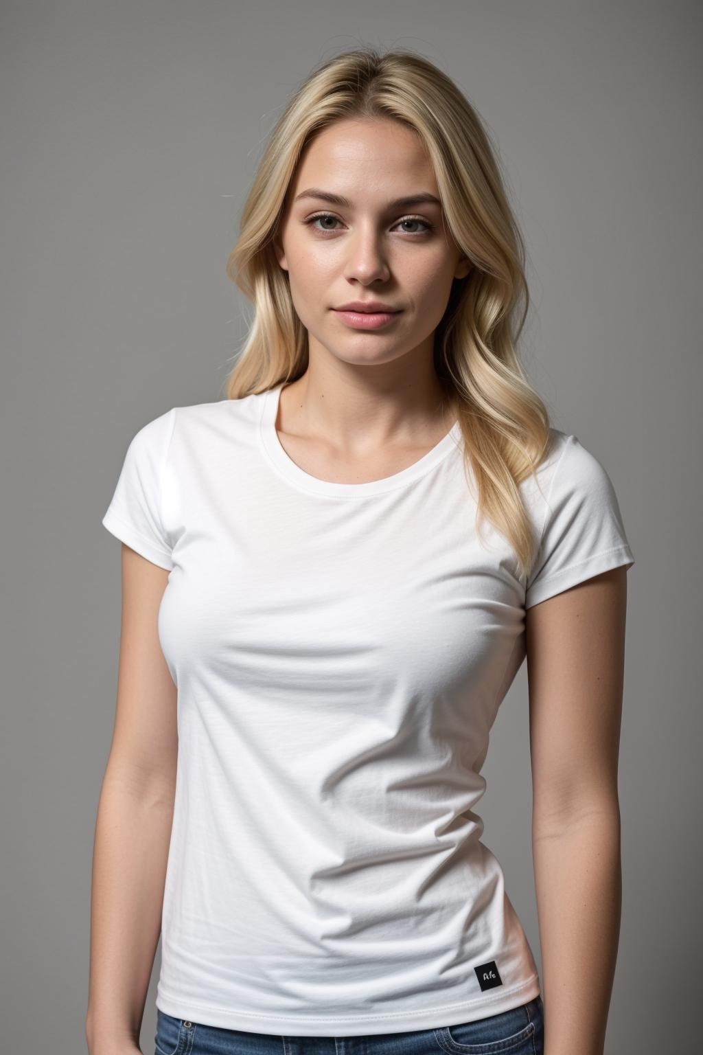 Simple T-shirt Sewing Pattern, Short Sleeve Fitted T-shirt, Basic T ...