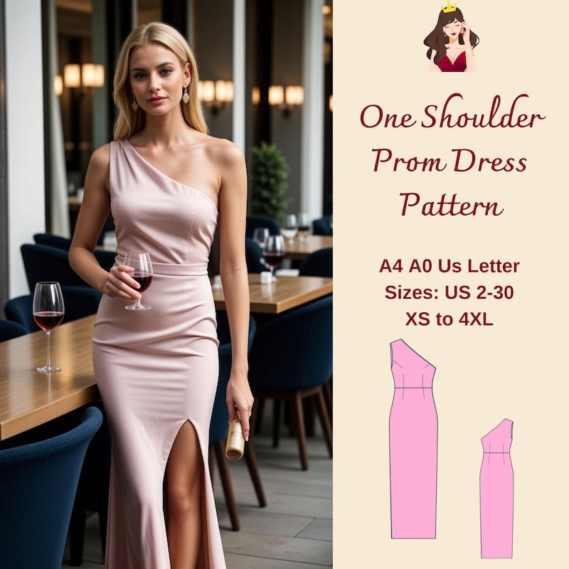 Formal Dress Pattern - Etsy