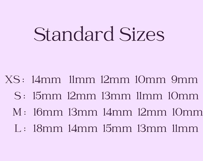 Sizing Kit for Measuring Press on Nails Sizes. This Allows You to Find ...