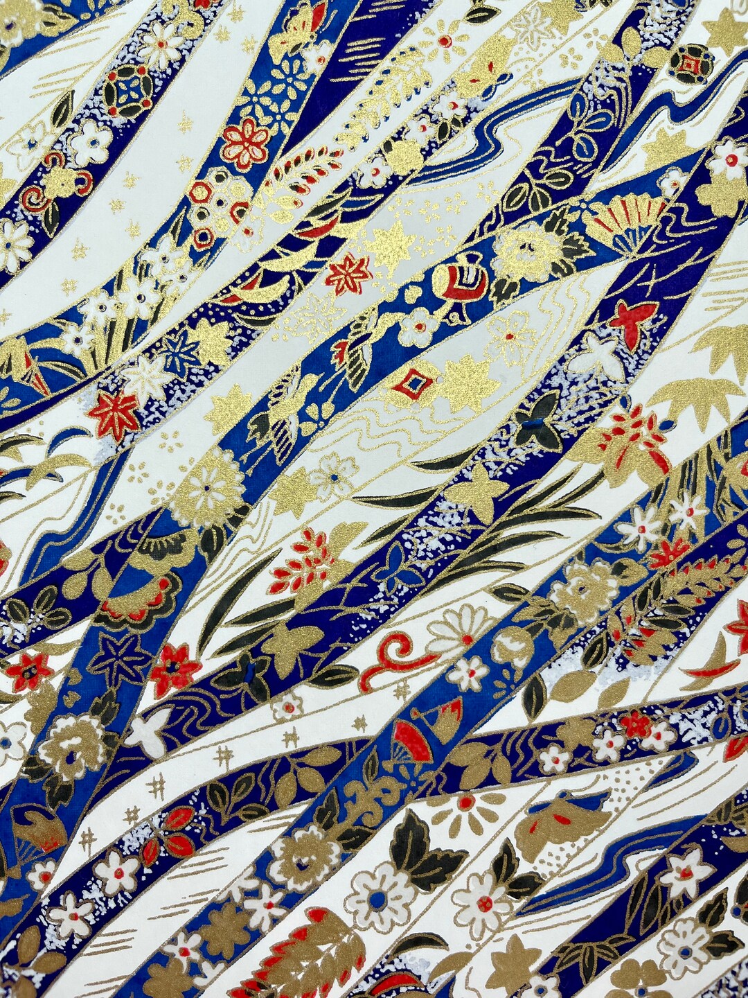 Origami -yuzen Washi -chiyogami - Silk Screen Paper -craft Paper ...