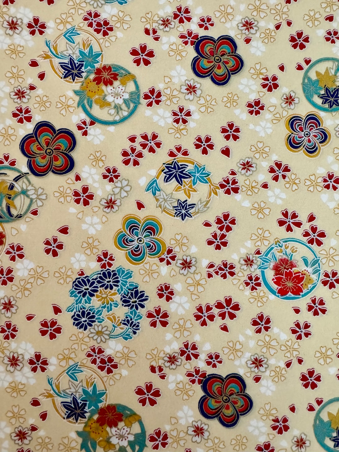 Origami -yuzen Washi -chiyogami -silk Screen Paper -craft Paper ...