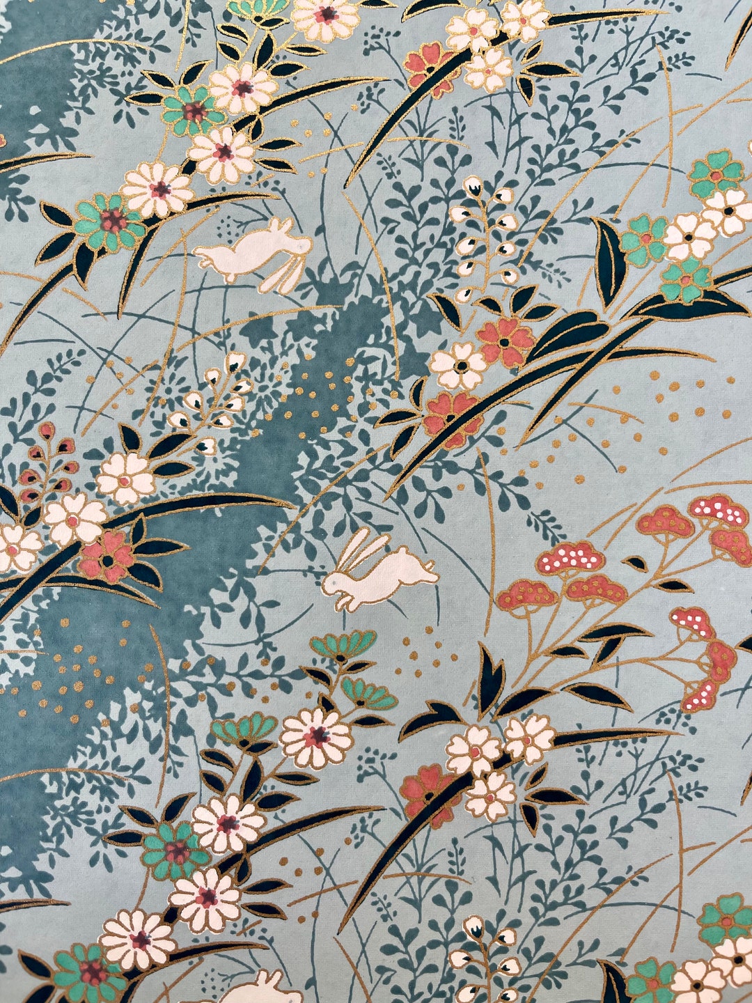 Origami -yuzen Washi -chiyogami - Silk Screen Paper -craft Paper ...