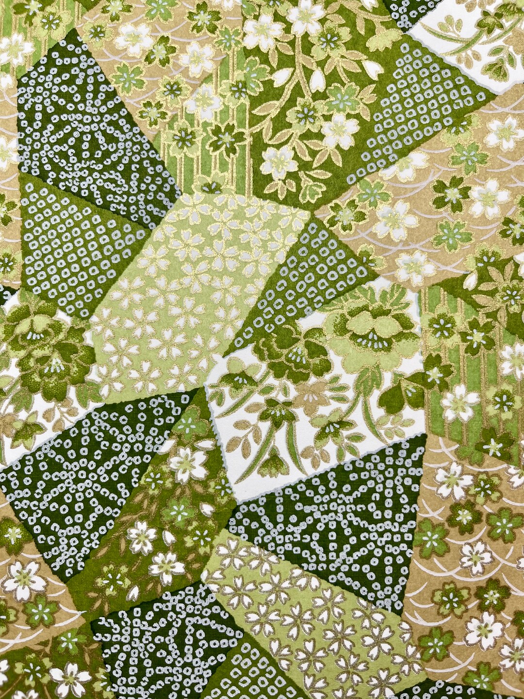 Origami -yuzen Washi -chiyogami -silk Screen Paper -craft Paper ...