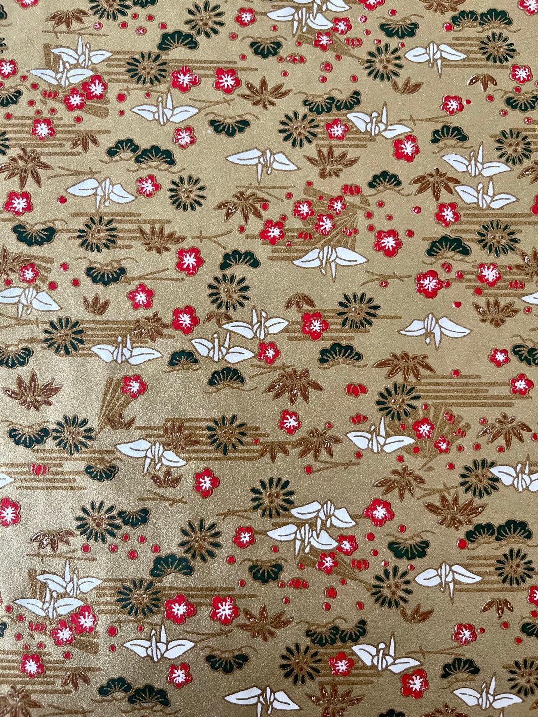 Origami -yuzen Washi -chiyogami -silk Screen Paper -craft Paper ...