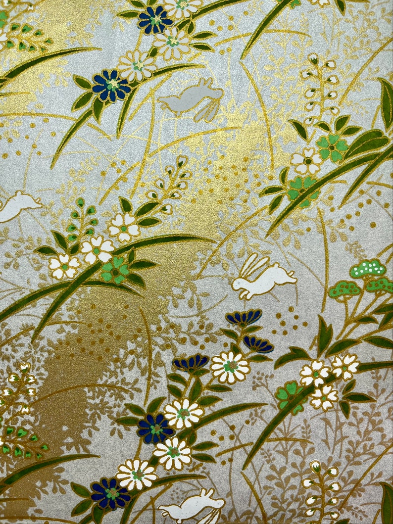Origami yuzen Washi chiyogami Silk Screen Paper craft - Etsy