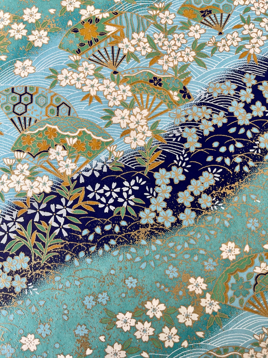 Origami -yuzen Washi -chiyogami -silk Screen Paper -craft Paper ...
