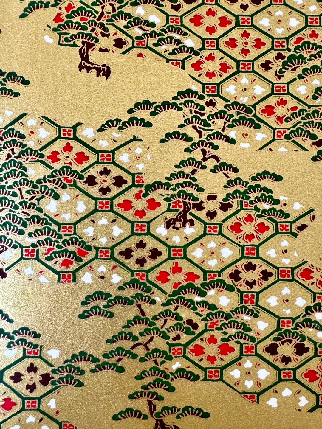 Origami -yuzen Washi -chiyogami -silk Screen Paper -craft Paper ...