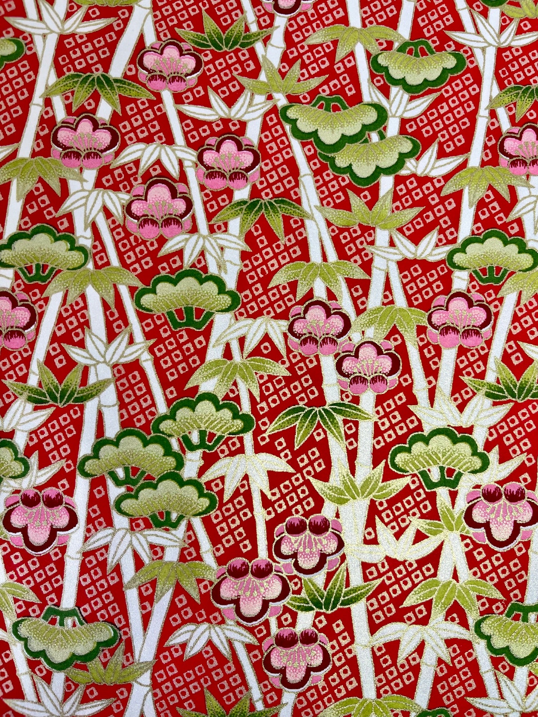 Origami -yuzen Washi -chiyogami - Silk Screen Paper -craft Paper ...