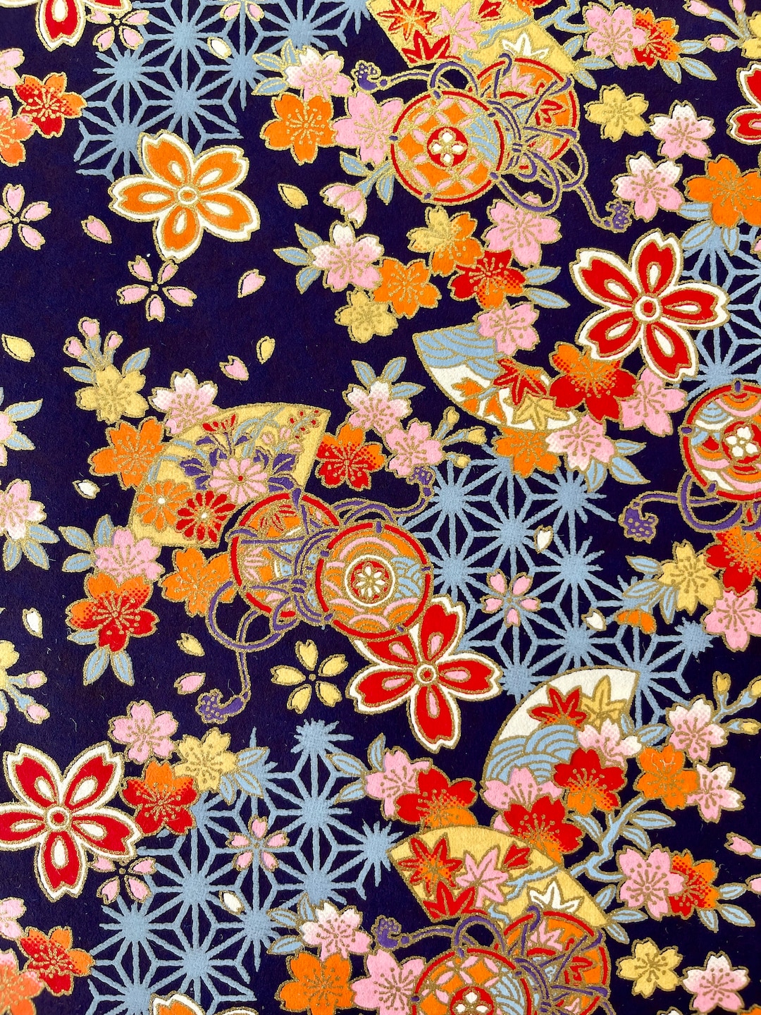 Origami yuzen Washi chiyogami Silk Screen Paper craft Paper various ...