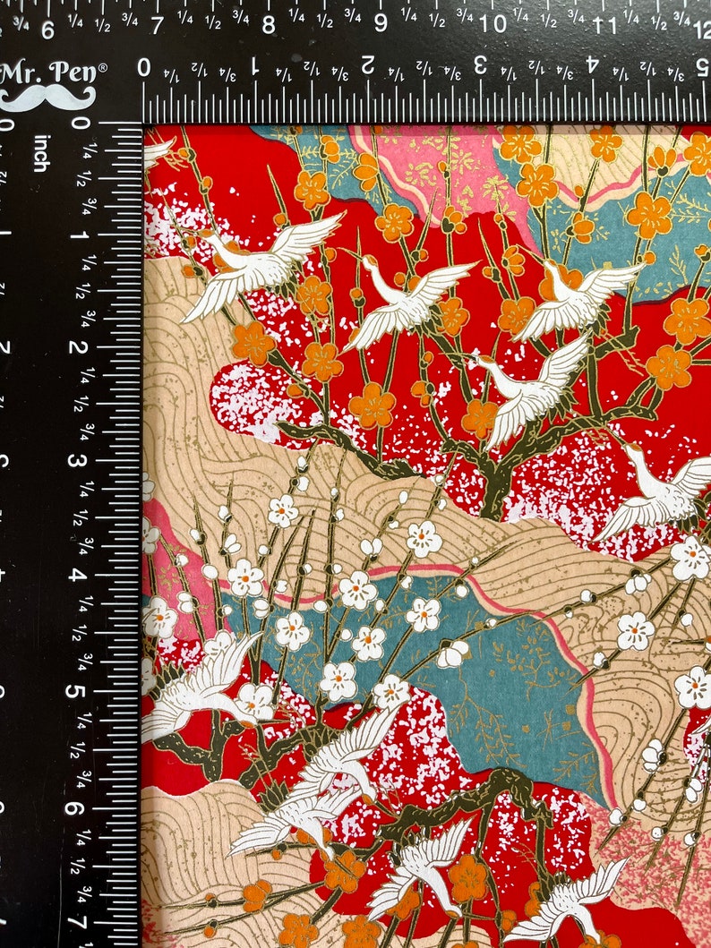 Origami yuzen Washi chiyogami silk Screen Paper craft - Etsy