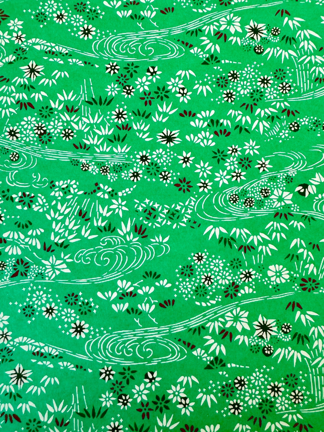 Origami -yuzen Washi -chiyogami -silk Screen Paper -craft Paper ...