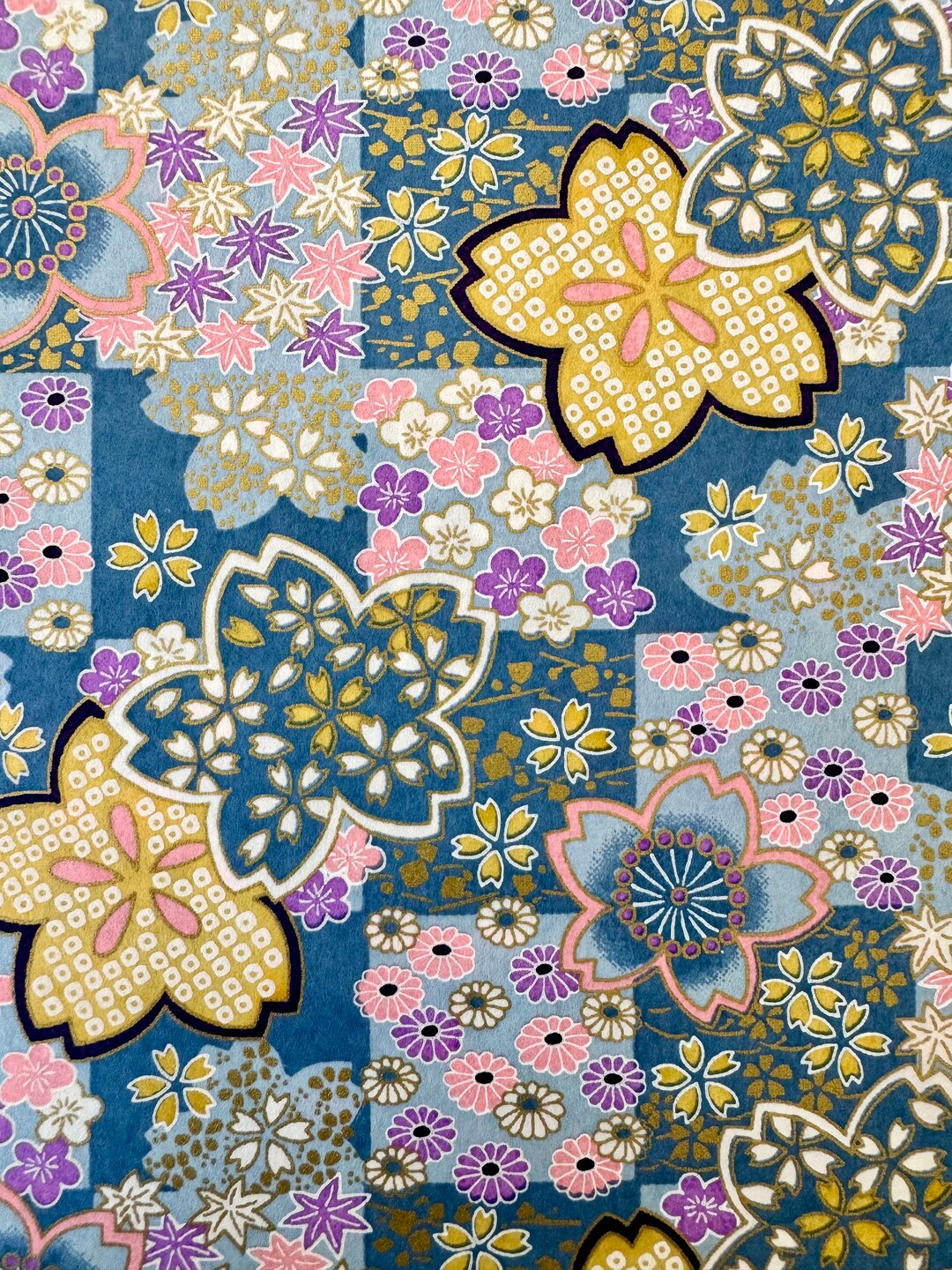 Origami -yuzen Washi -chiyogami -silk Screen Paper -craft Paper ...