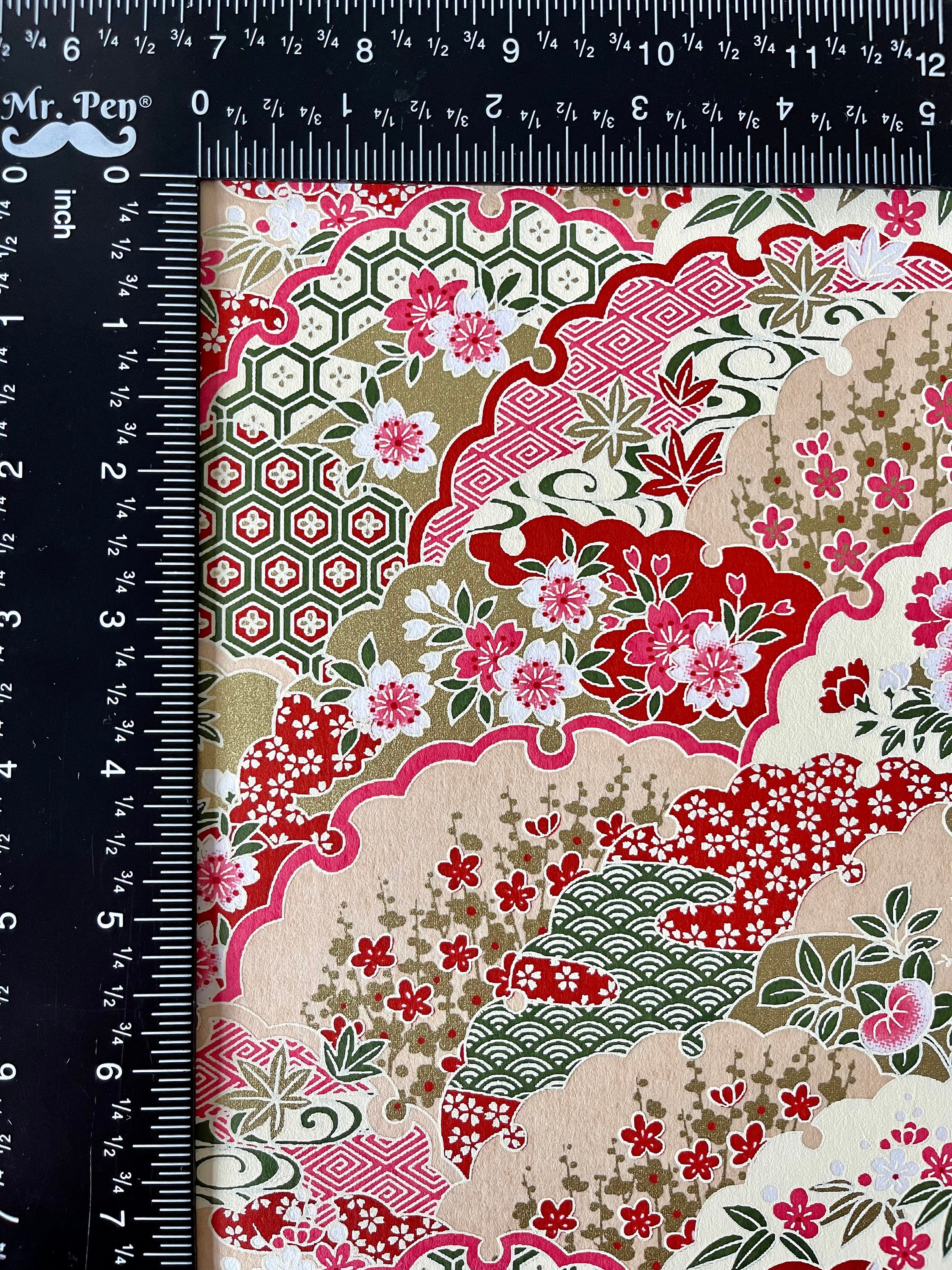 Origami -yuzen Washi -chiyogami -silk Screen Paper -craft Paper ...