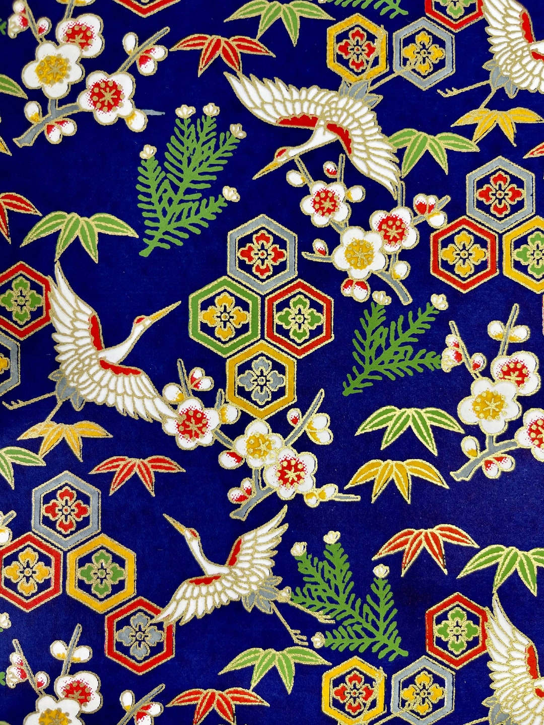 Origami -yuzen Washi -chiyogami - Silk Screen Paper -craft Paper ...
