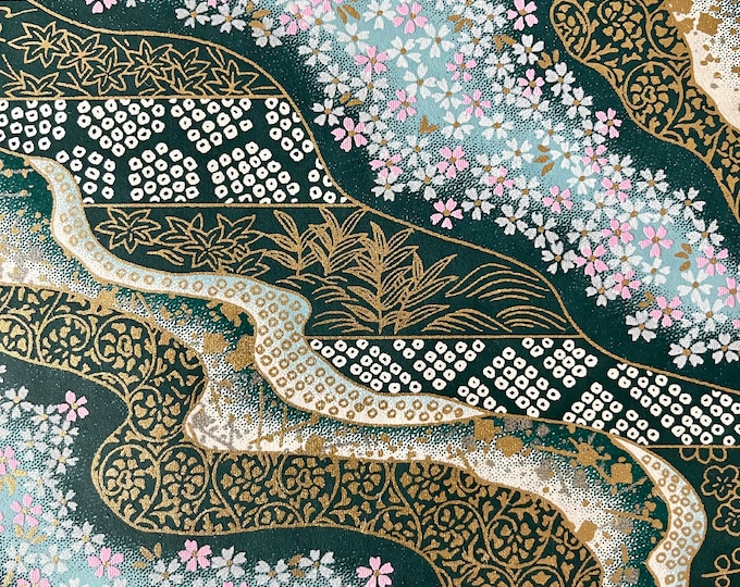 Origami yuzen Washi chiyogami silk Screen Paper craft Paper various ...