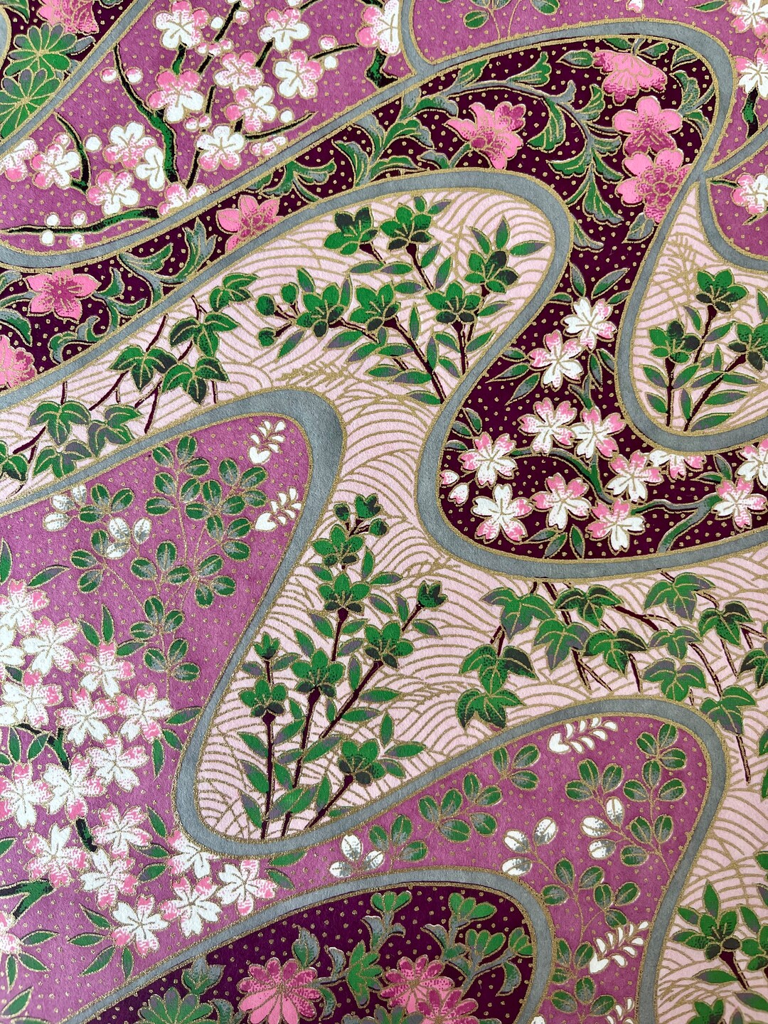 Origami -yuzen Washi -chiyogami -silk Screen Paper -craft Paper ...