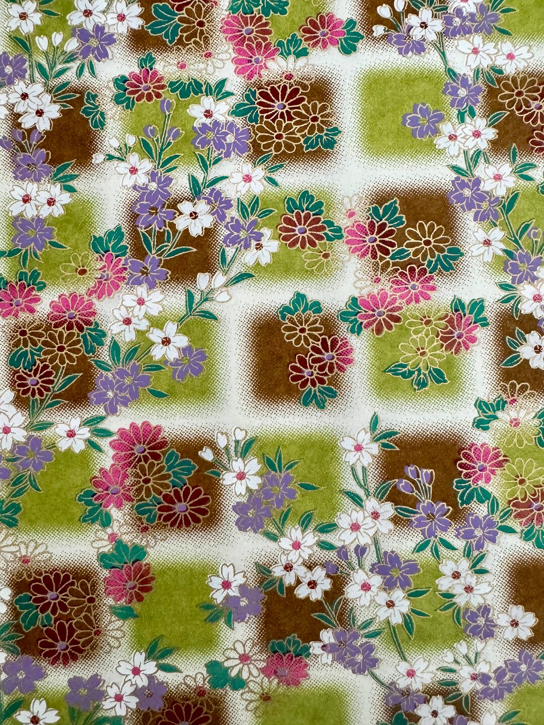Origami -yuzen Washi -chiyogami -silk Screen Paper -craft Paper ...