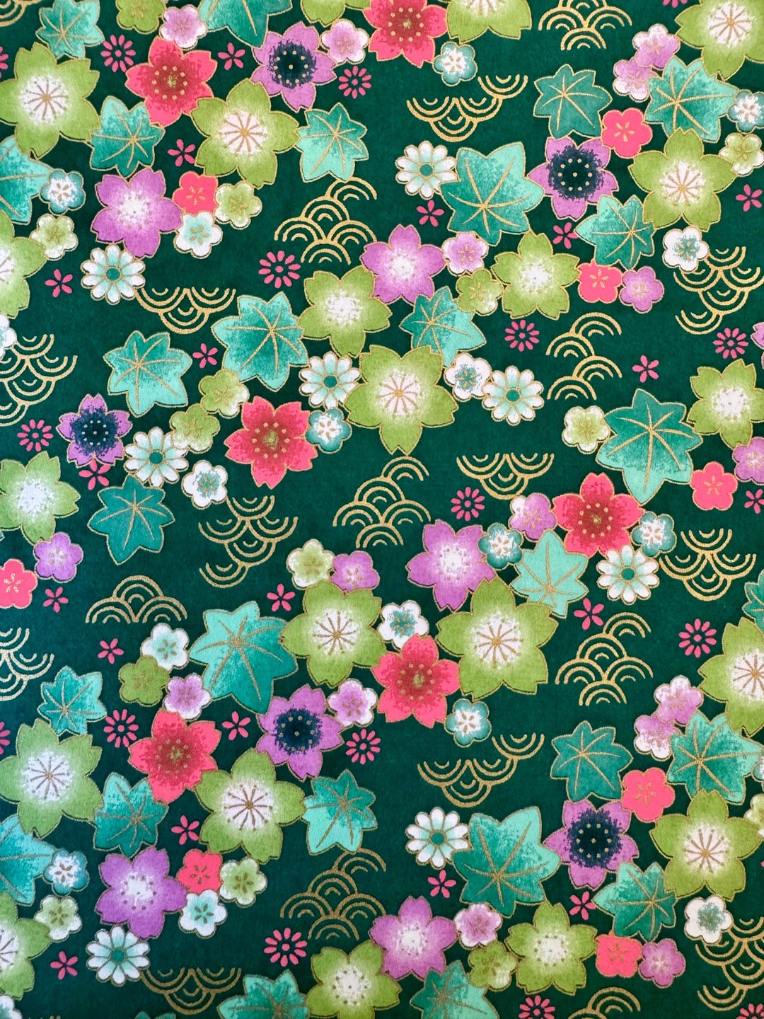 Origami -yuzen Washi -chiyogami -silk Screen Paper -craft Paper ...