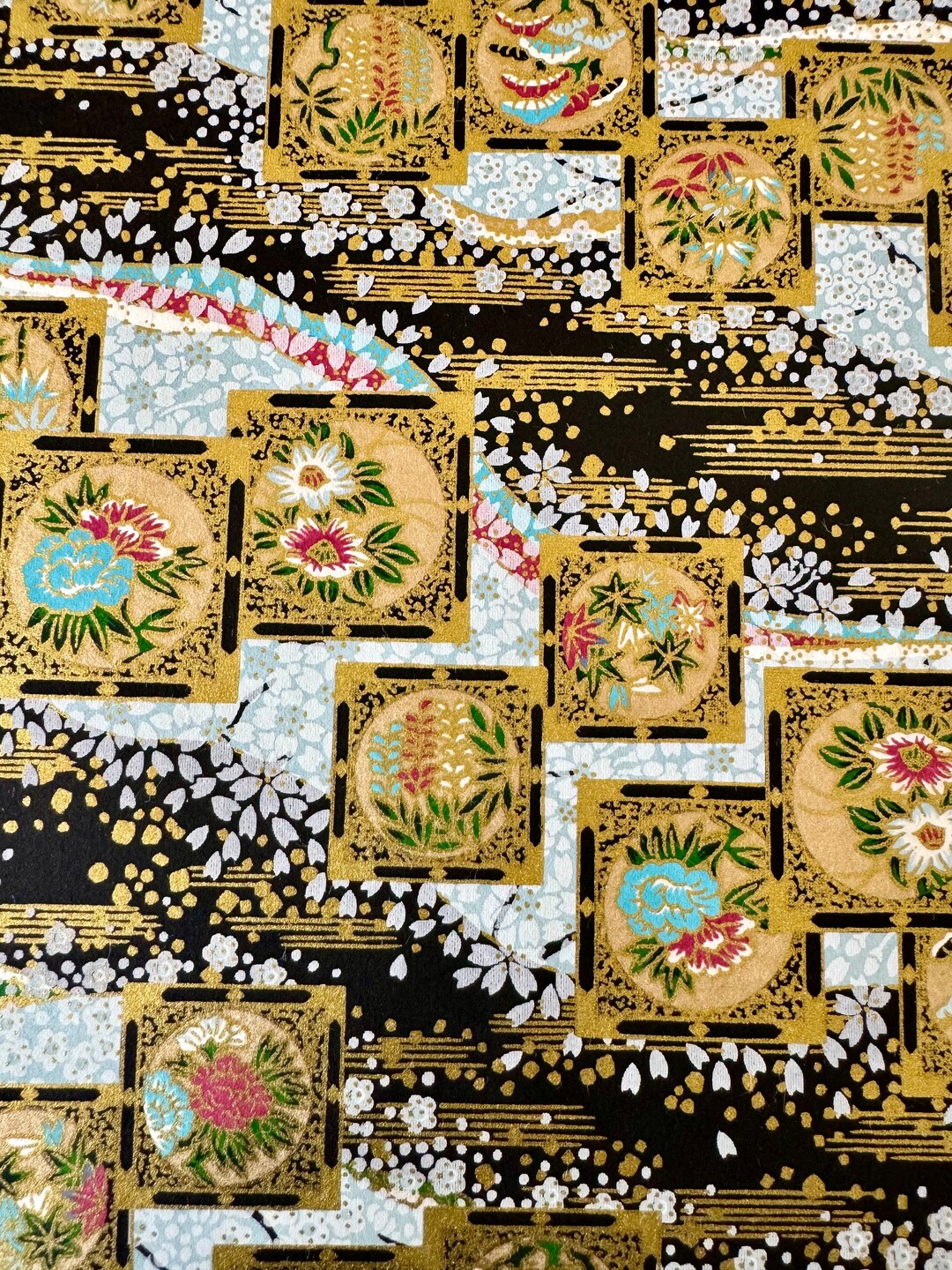 Origami -yuzen Washi -chiyogami -silk Screen Paper -craft Paper ...