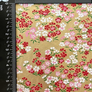 Origami yuzen Washi chiyogami Silk Screen Paper craft Paper various Sizes scattered Red and Pink ...
