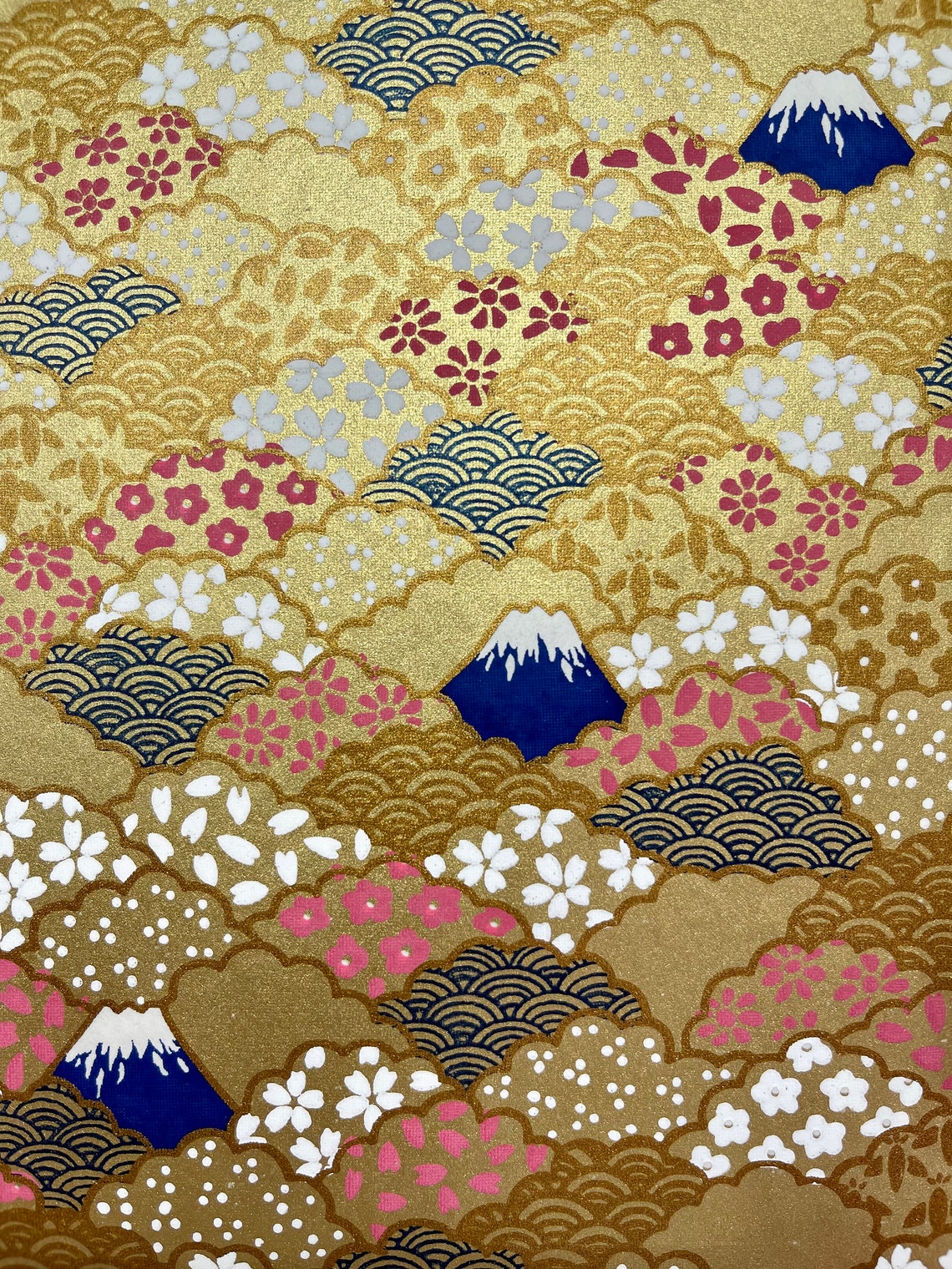 Origami yuzen Washi chiyogami Silk Screen Paper craft - Etsy
