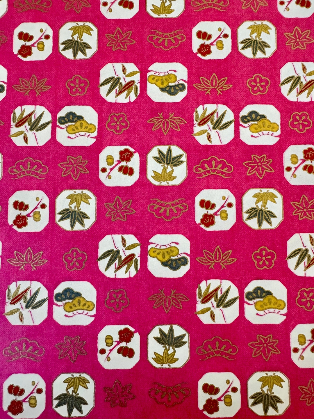 Origami -yuzen Washi -chiyogami -silk Screen Paper -craft Paper ...