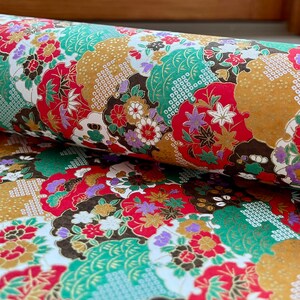 Origami -yuzen Washi -chiyogami - Silk Screen Paper -craft Paper ...