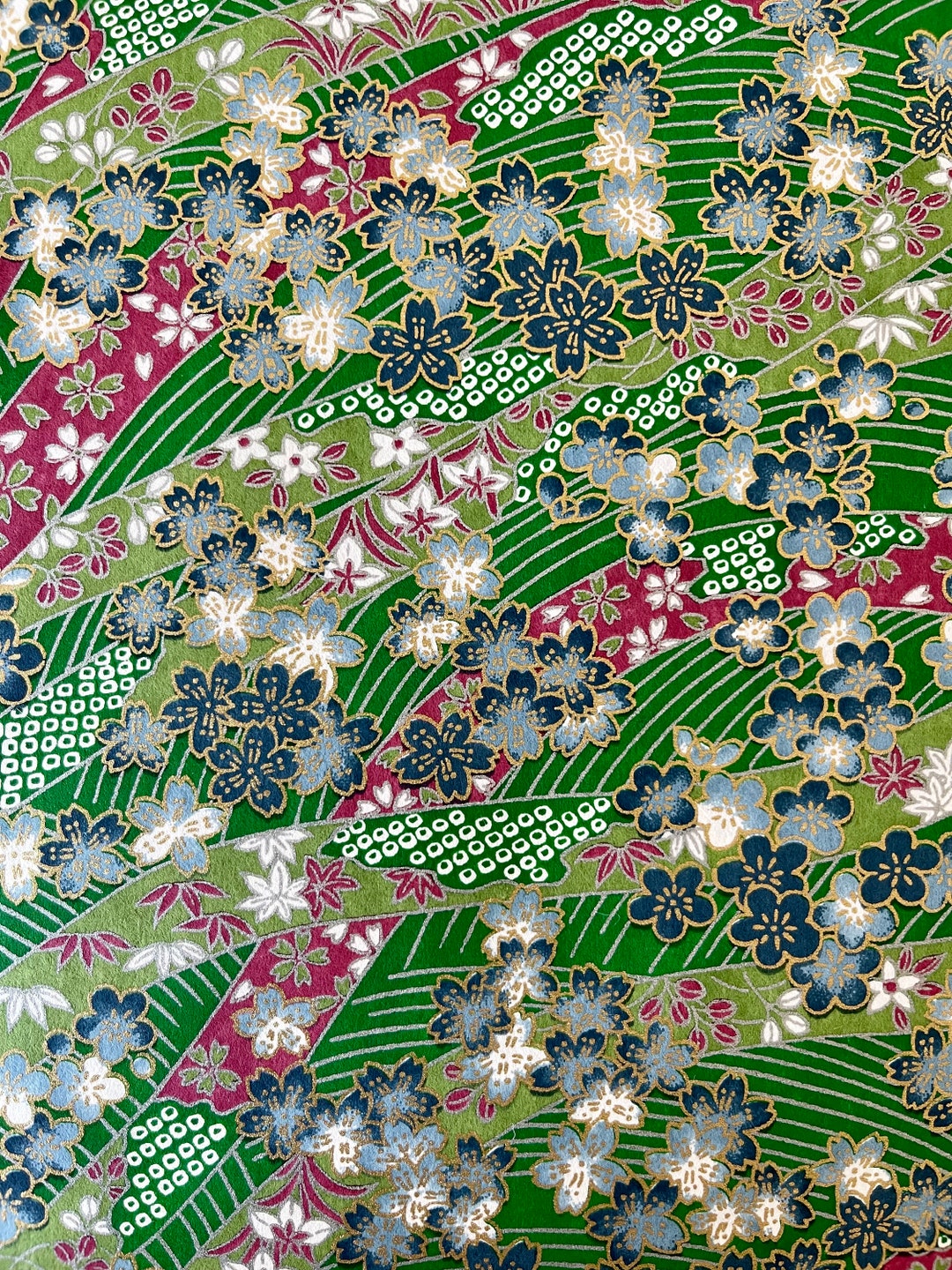Origami -yuzen Washi -chiyogami -silk Screen Paper -craft Paper ...