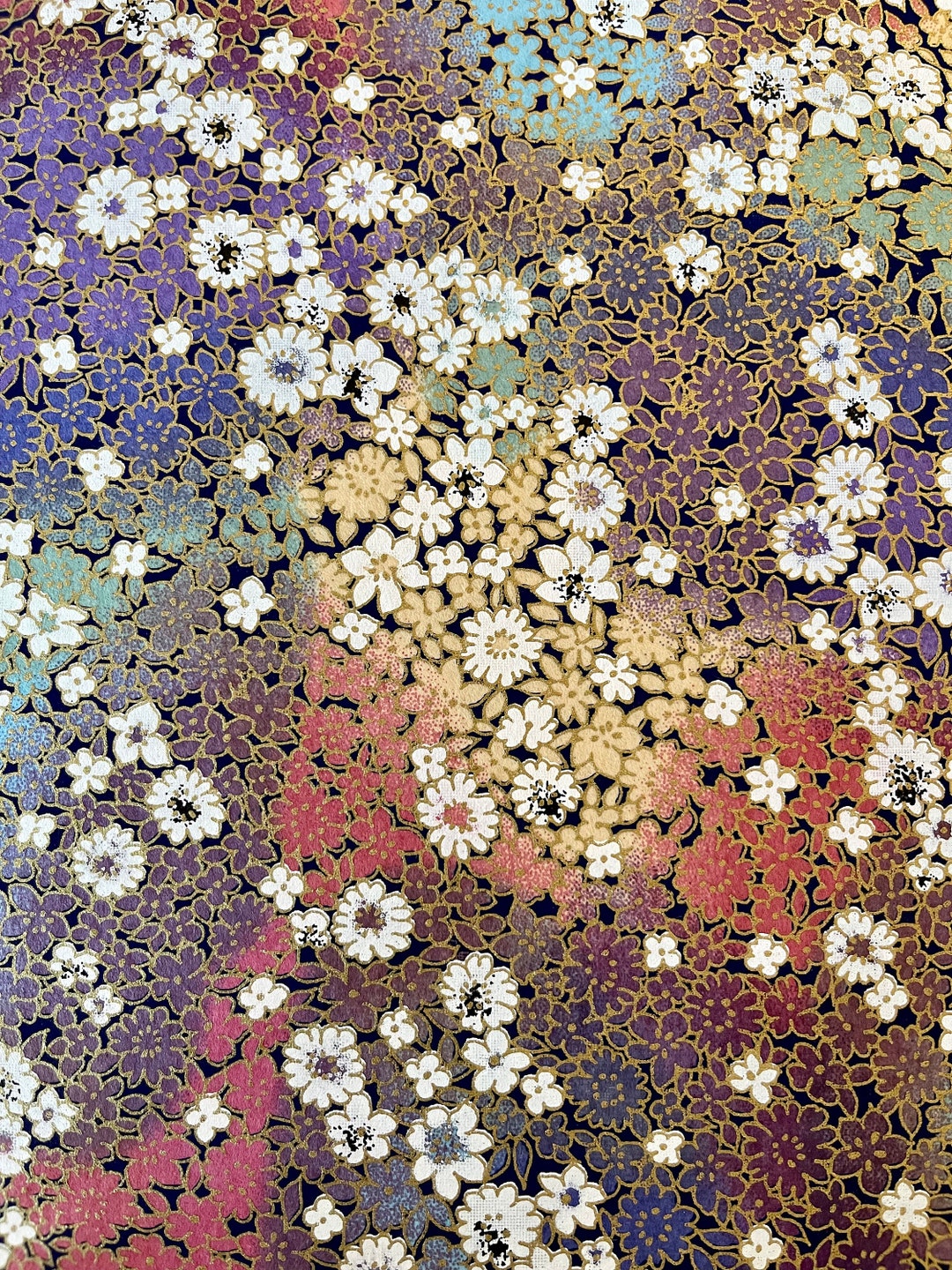 Origami -yuzen Washi -chiyogami - Silk Screen Paper -craft Paper ...