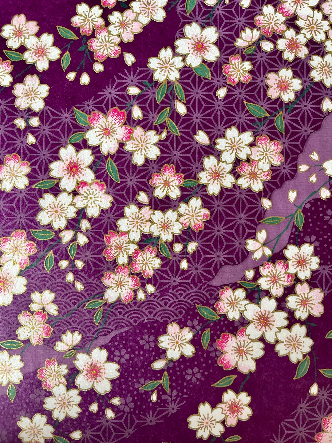 Origami -yuzen Washi -chiyogami -silk Screen Paper -craft Paper ...