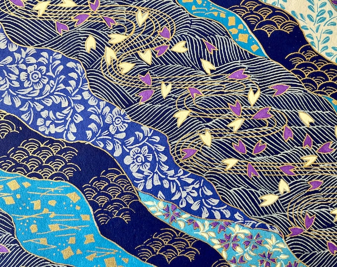 Origami yuzen Washi chiyogami silk Screen Paper craft Paper various ...