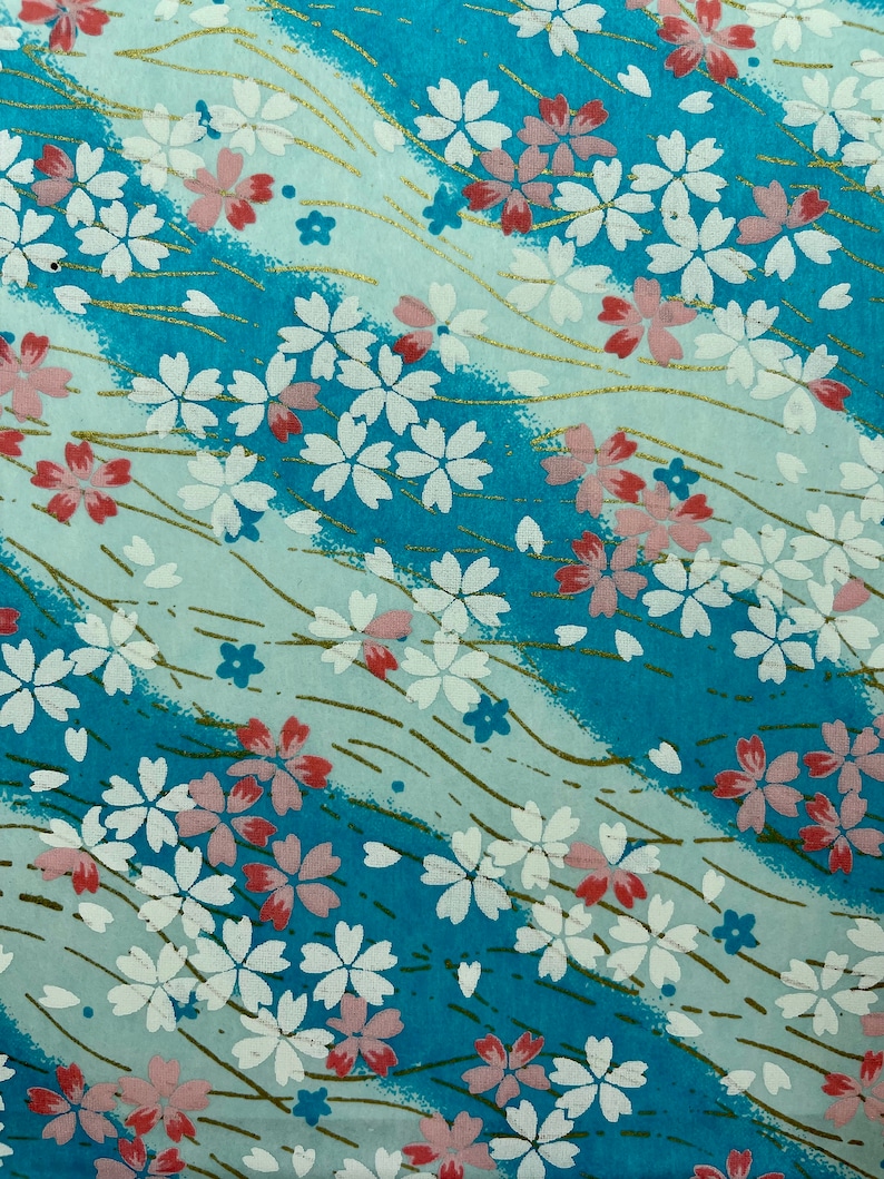 Origami yuzen Washi chiyogami silk Screen Paper craft - Etsy