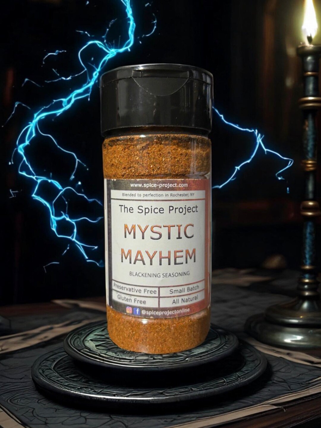 Mystic Mayhem Blackened Seasoning – Bold & Flavorful Cajun Spice Blend for Grilling, Frying, and ...