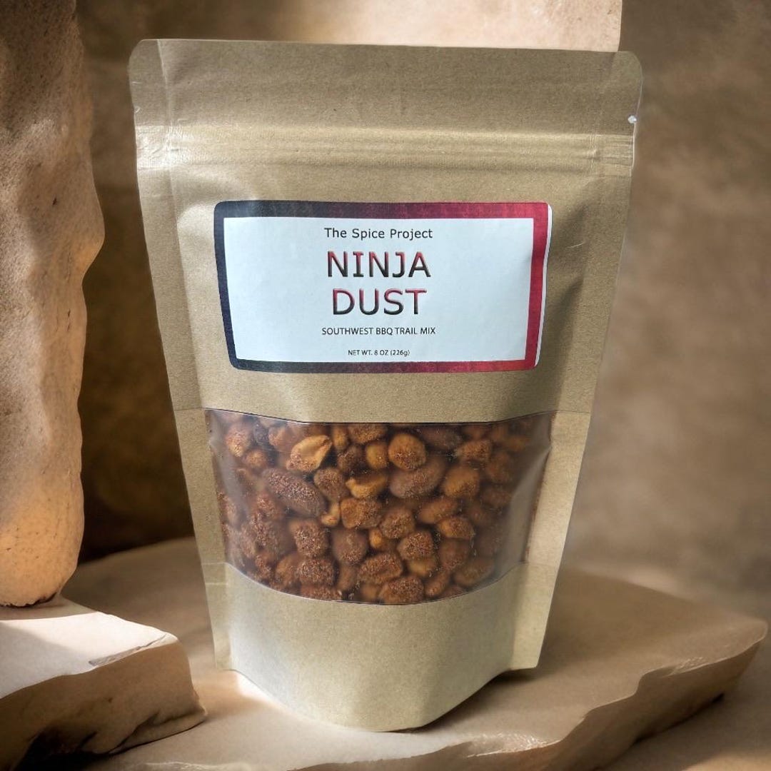 Ninja Dust Southwest BBQ Snack Mix – Peanuts, Almonds, Corn Nuts, Spicy ...