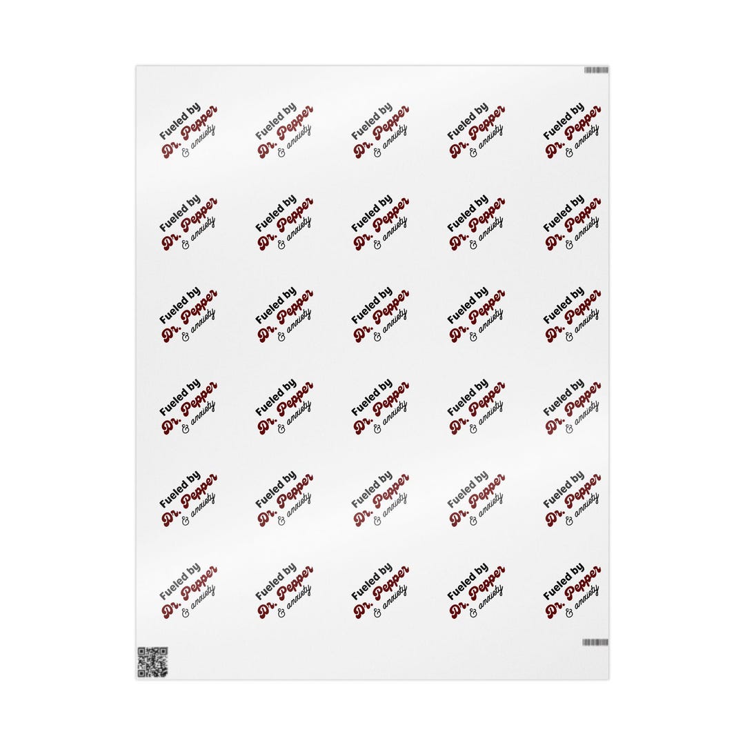 Dr. Pepper Wrapping Papers - Etsy
