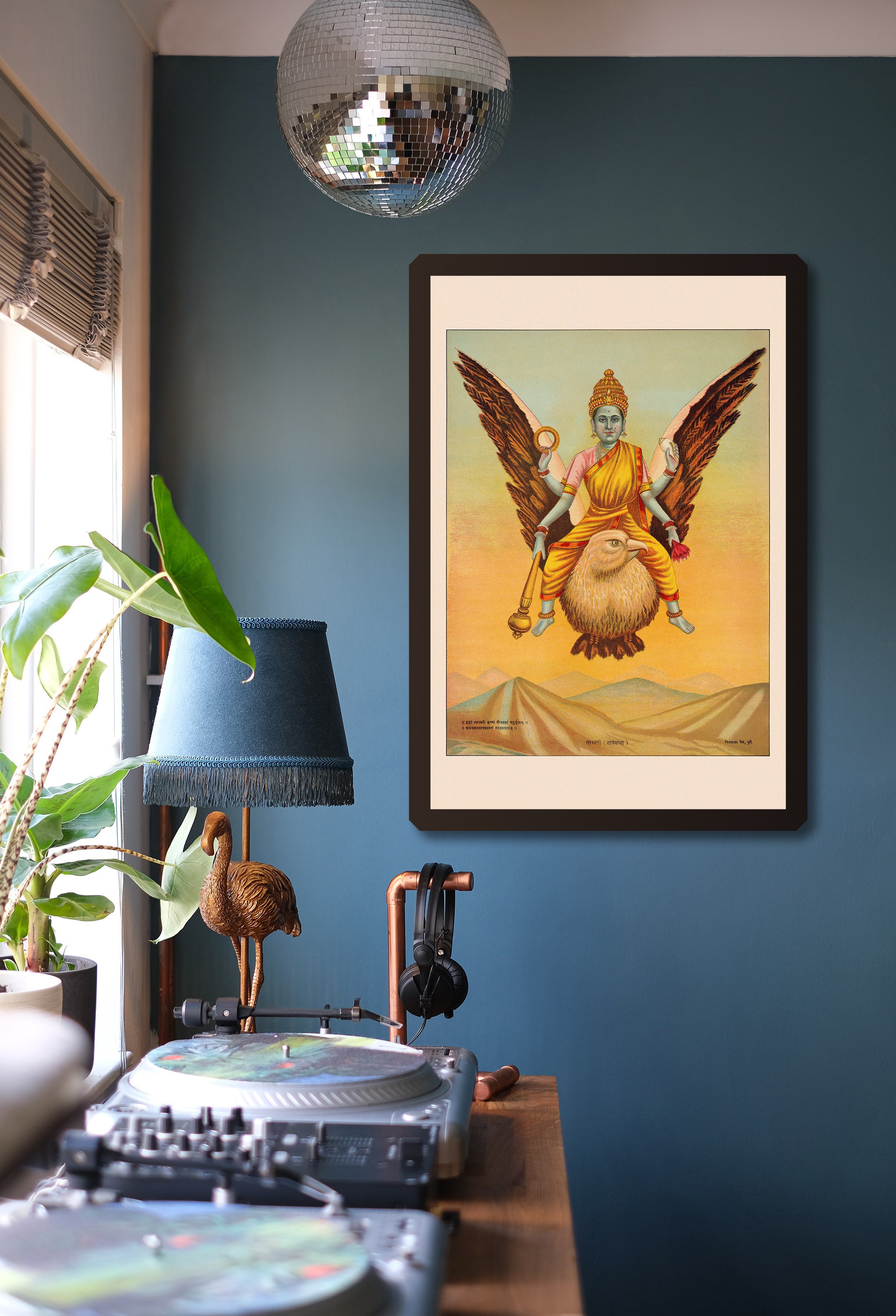 Hindu Goddess Saraswati Printable Wall Decor Instant Digital Download ...